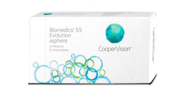 Biomedics 55 Evolution (Cx 6) - Lentes de Contacto CooperVision - Positivas